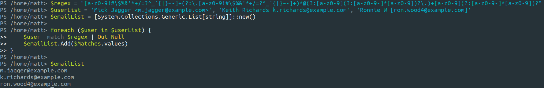 Use PowerShell To Extract An Email Address From A String Matthewdavis111